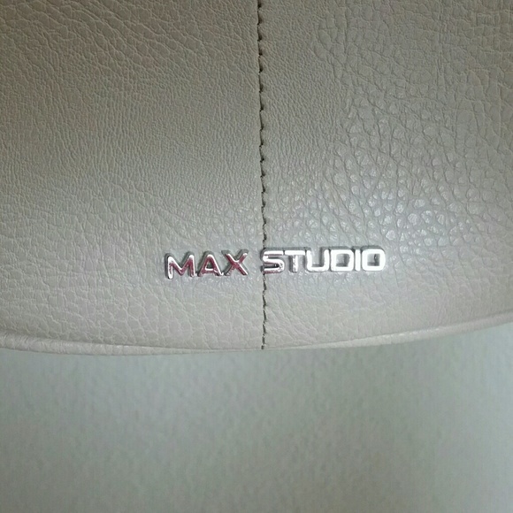 Max Studio | Bags | Max Studio Cream Two Strap Purse Wsilver Handware ...